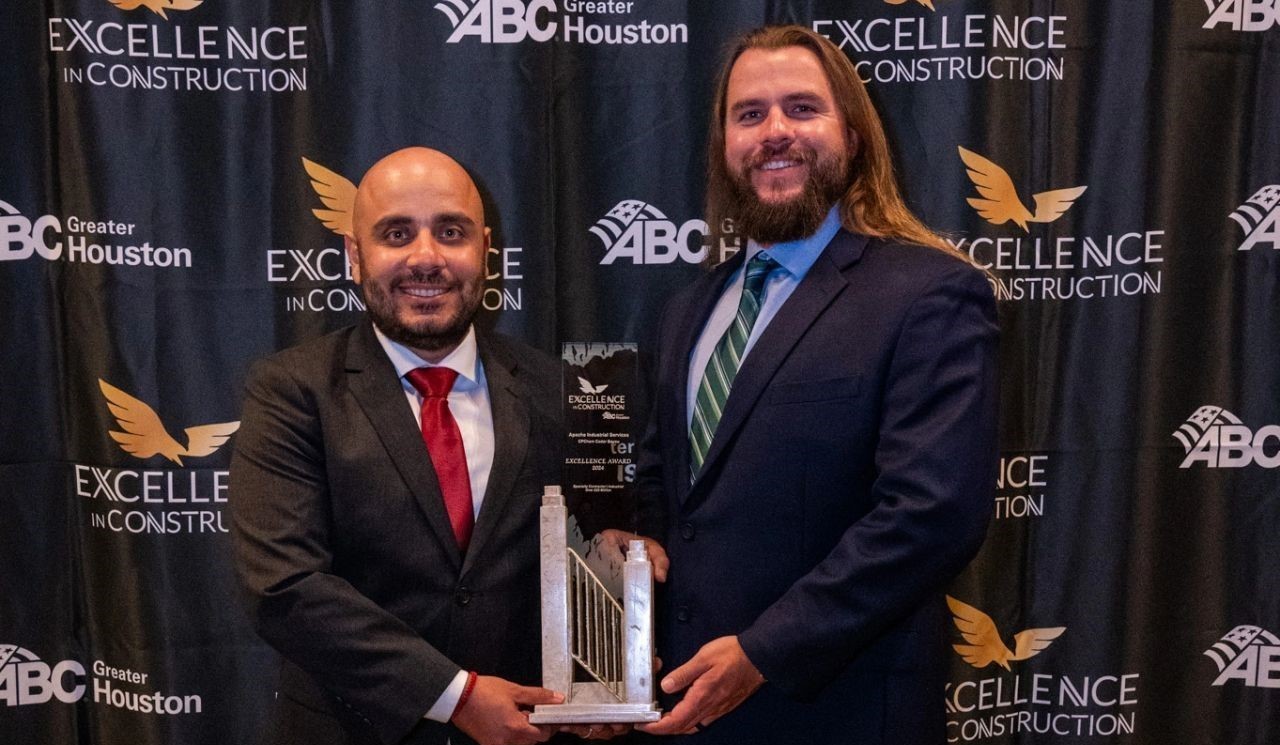 Apache Industrial recently received an Excellence in Construction Award! | Apache Industrial